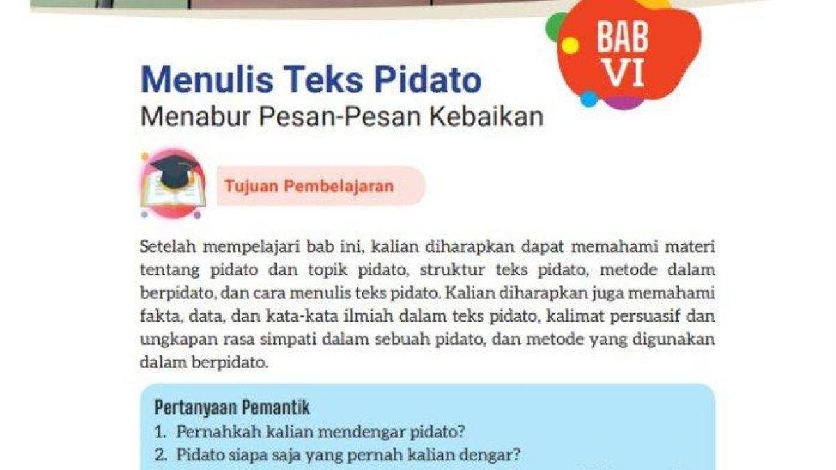 Link Download Rangkuman Materi Bahasa Indonesia Kelas 8 SMP K Merdeka ...