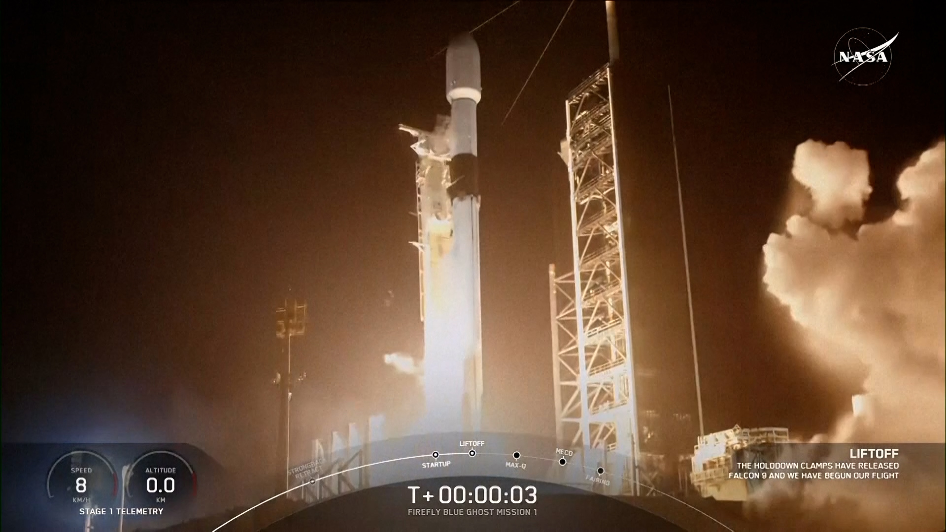 SpaceX Launches Two Private Lunar Landers To The Moon SpaceX Launches Two Private Lunar Landers To The Moon