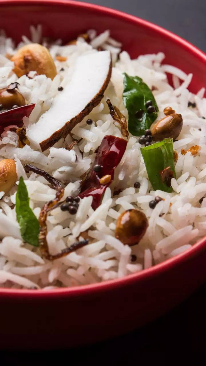 This is the easiest way to make South-Indian Coconut Rice
