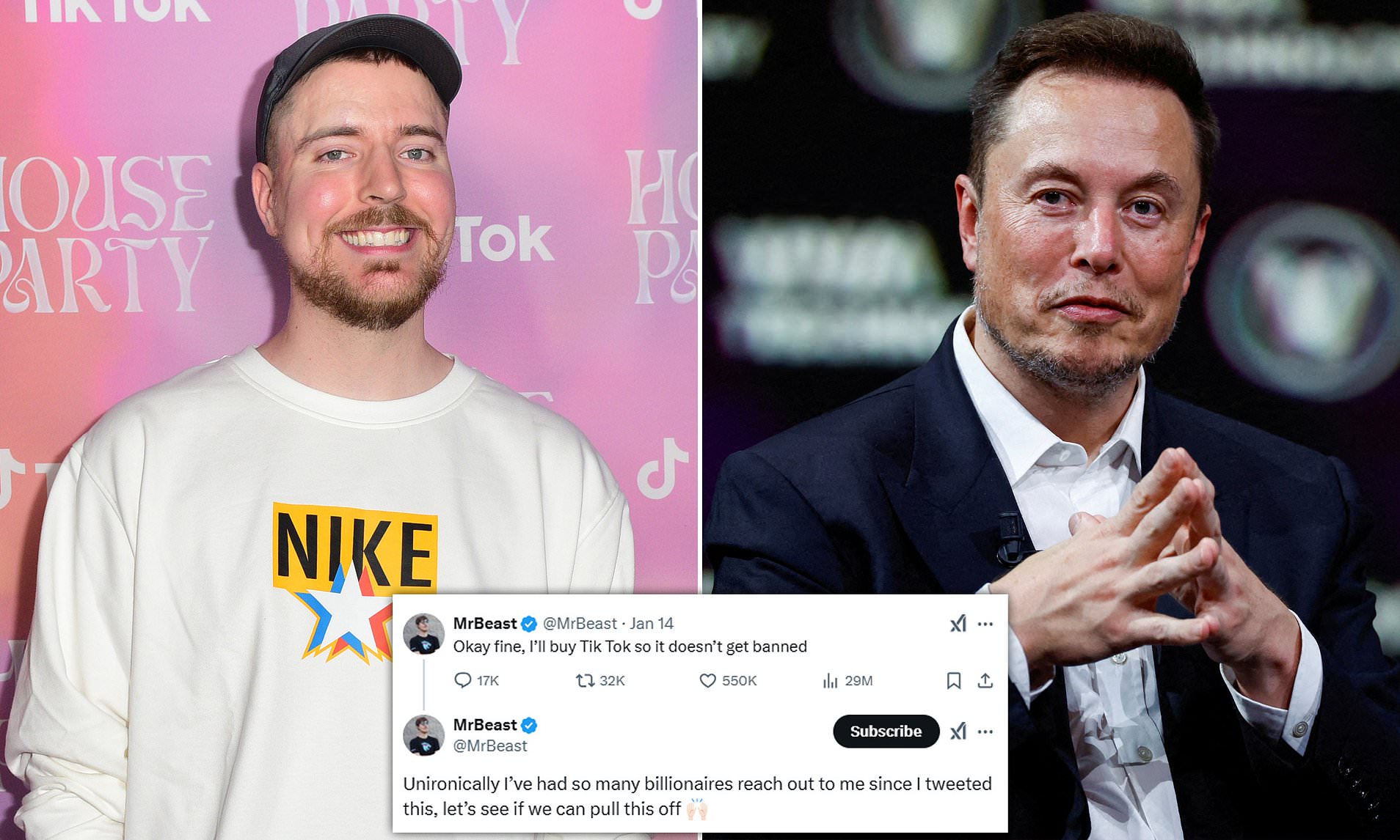 MrBeast joins bid to buy TikTok to save it being banned in America