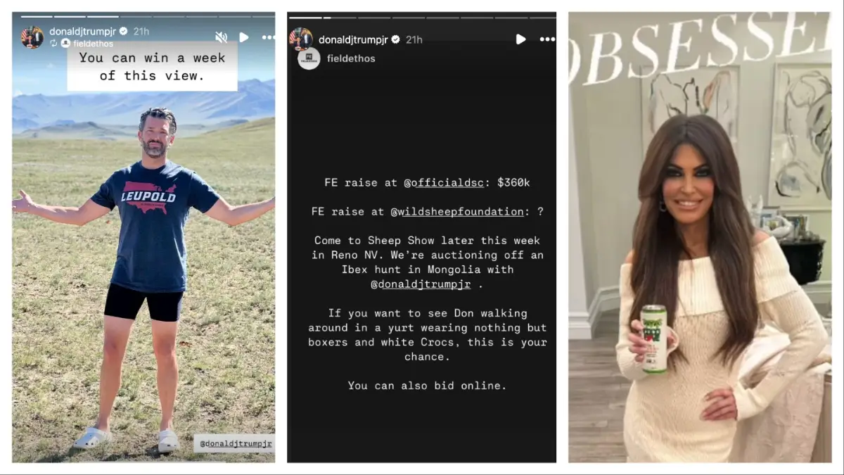 'You Can Win a Week of This View': Donald Trump Jr. Shuts Down the ...