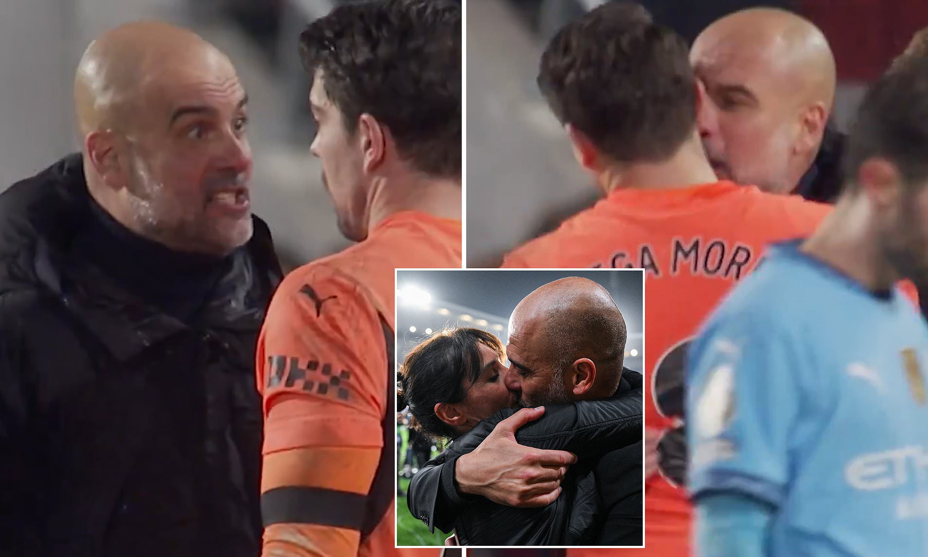 Emotional Pep Guardiola rages at goalkeeper Stefan Ortega in bizarre ...