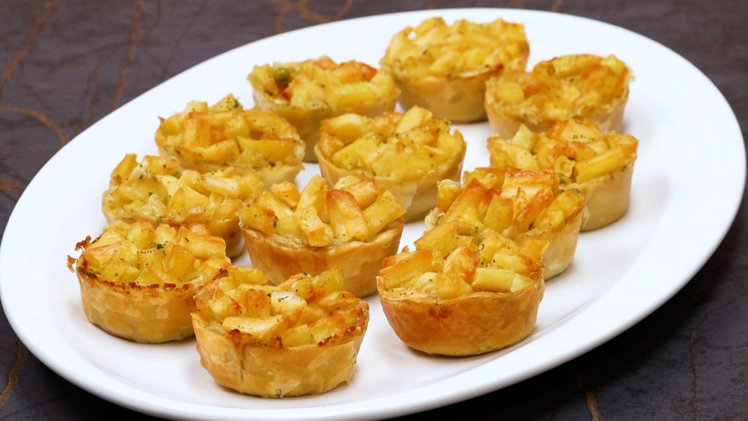 Creative Cupcake Idea Made With Fries