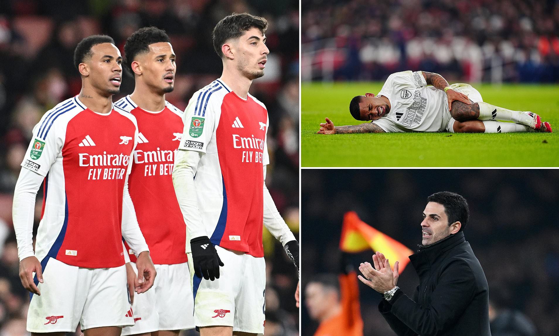 Arsenal stars to pay tribute to Gabriel Jesus ahead of the north London ...