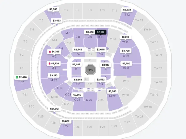 UFC 311 tickets including price, VIP cost, Intuit Dome MMA seat map and ...