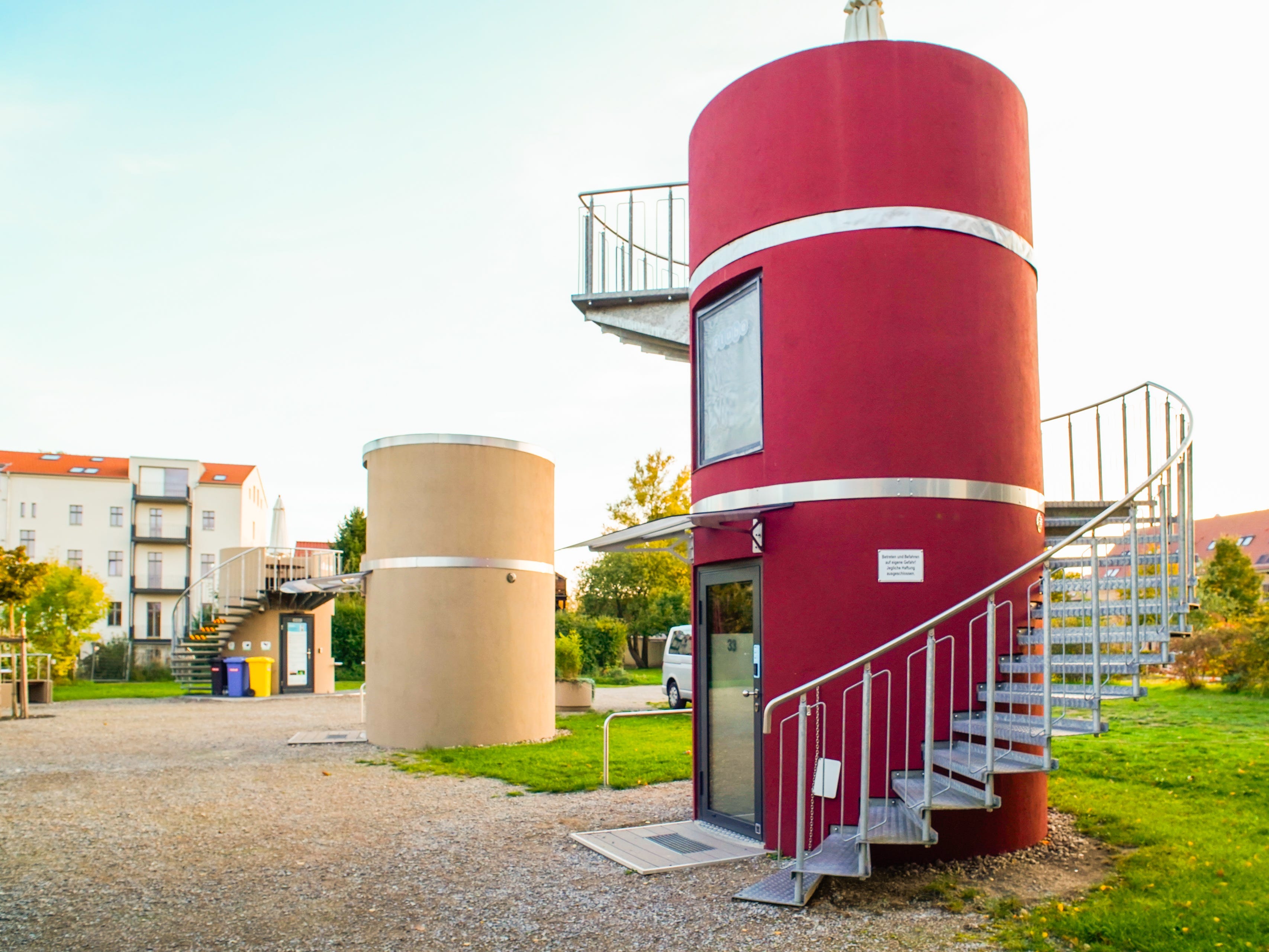 I spent 2 nights in a 2-story, 100-square-foot tiny home in Germany ...