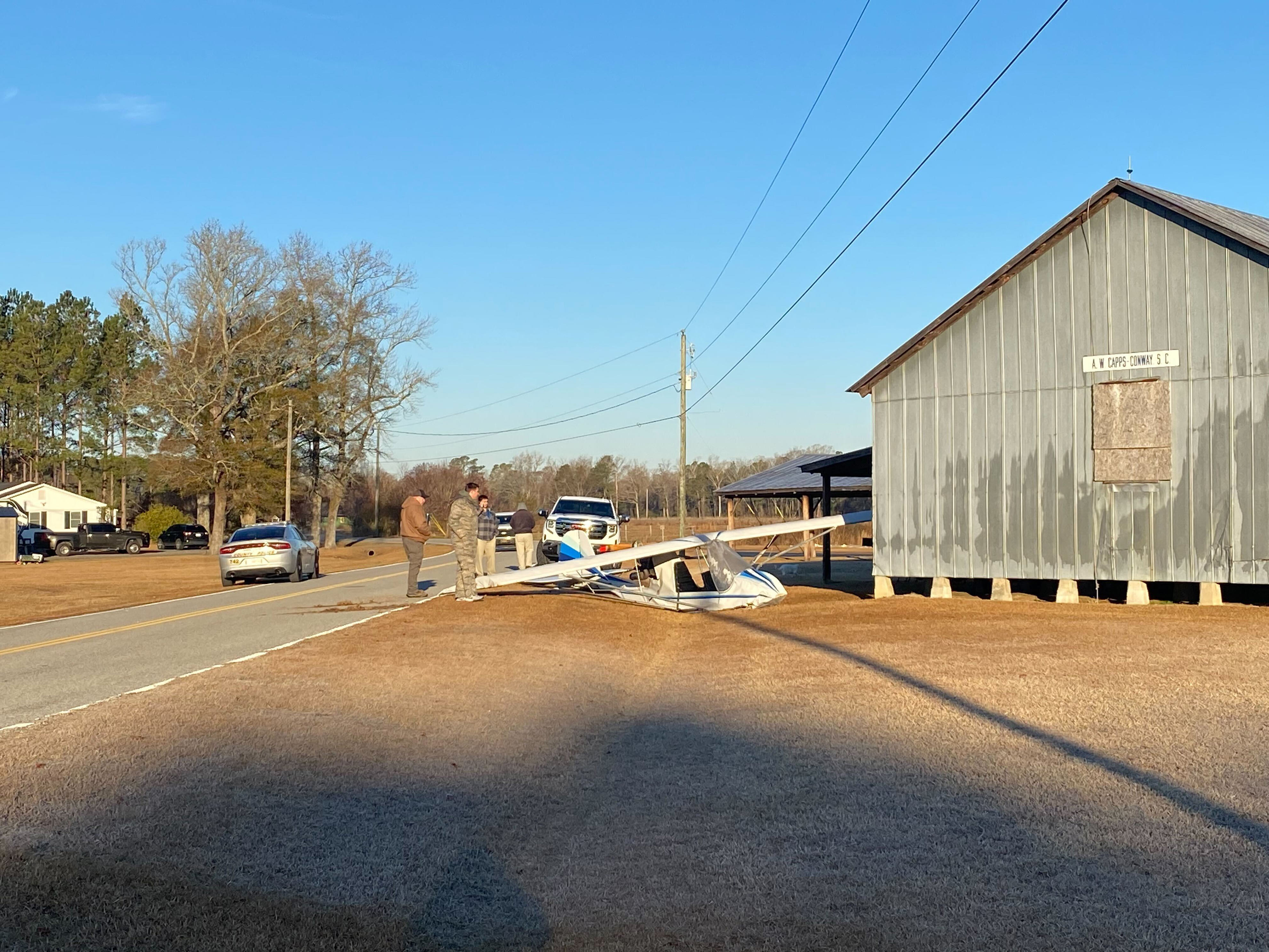 FAA investigating small plane crash in Conway area; no injuries reported