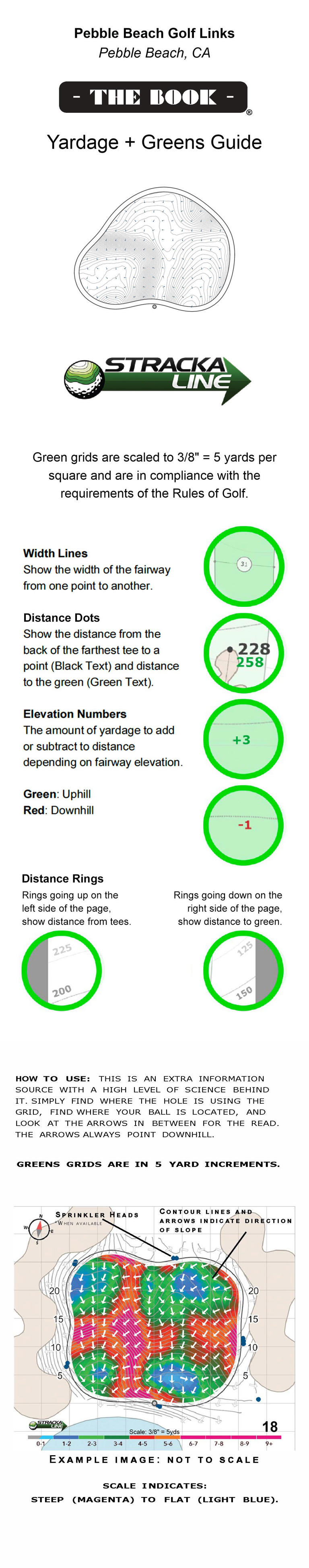 Check the yardage book: Pebble Beach Golf Links for the 2024 AT&T ...