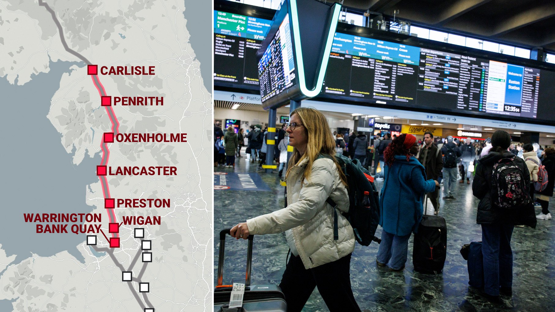 West Coast Main Line to be shut for weeks at a time on major route out ...