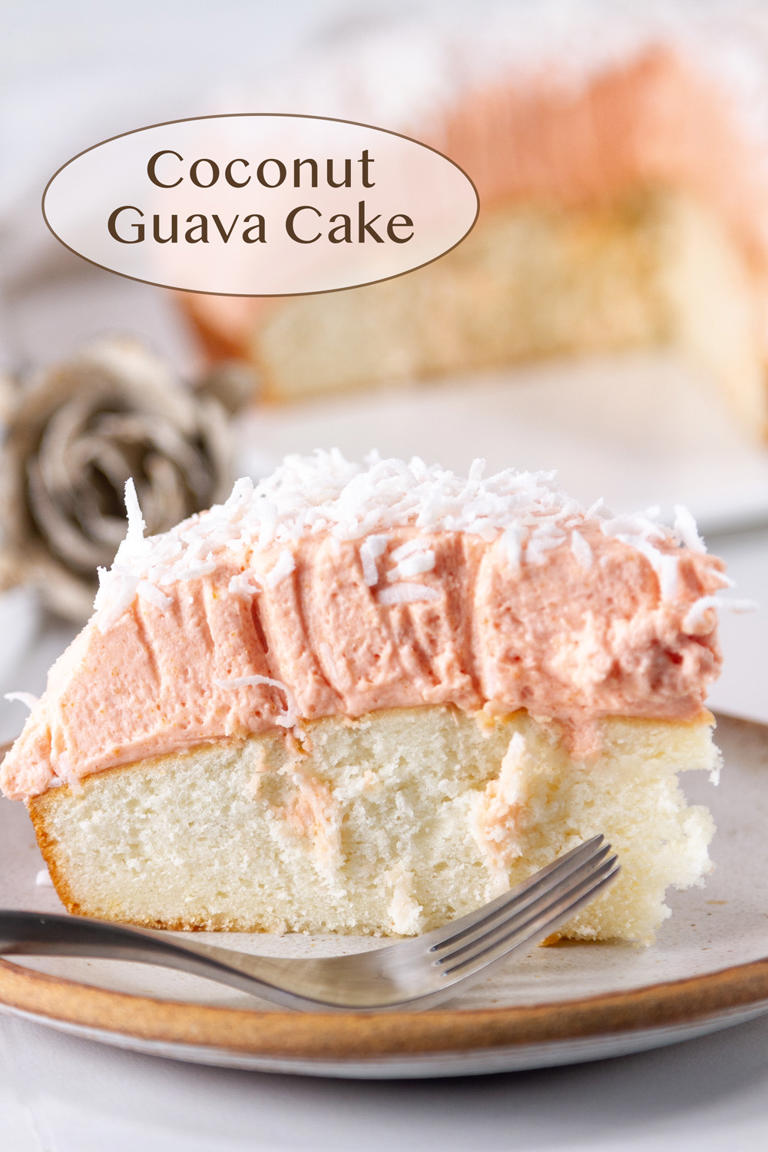 Coconut Guava Cake