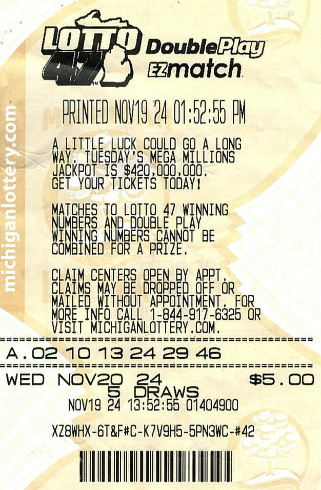Wayne County man wins $1.05 million Lotto 47 jackpot on ticket ... Wayne County man wins $1.05 million Lotto 47 jackpot on ticket ...