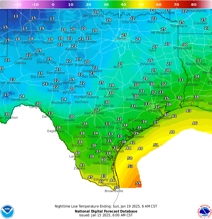 Will it snow in Texas this weekend? 6 maps show how cold it'll get
