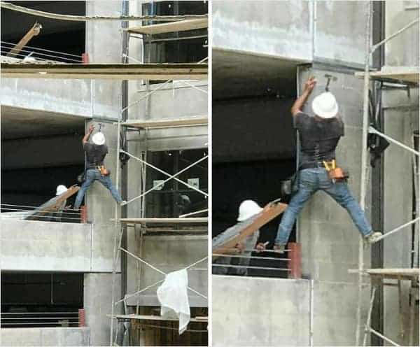 40 Funny OSHA Fails For Workers Whose Motto Is "Safety Last"