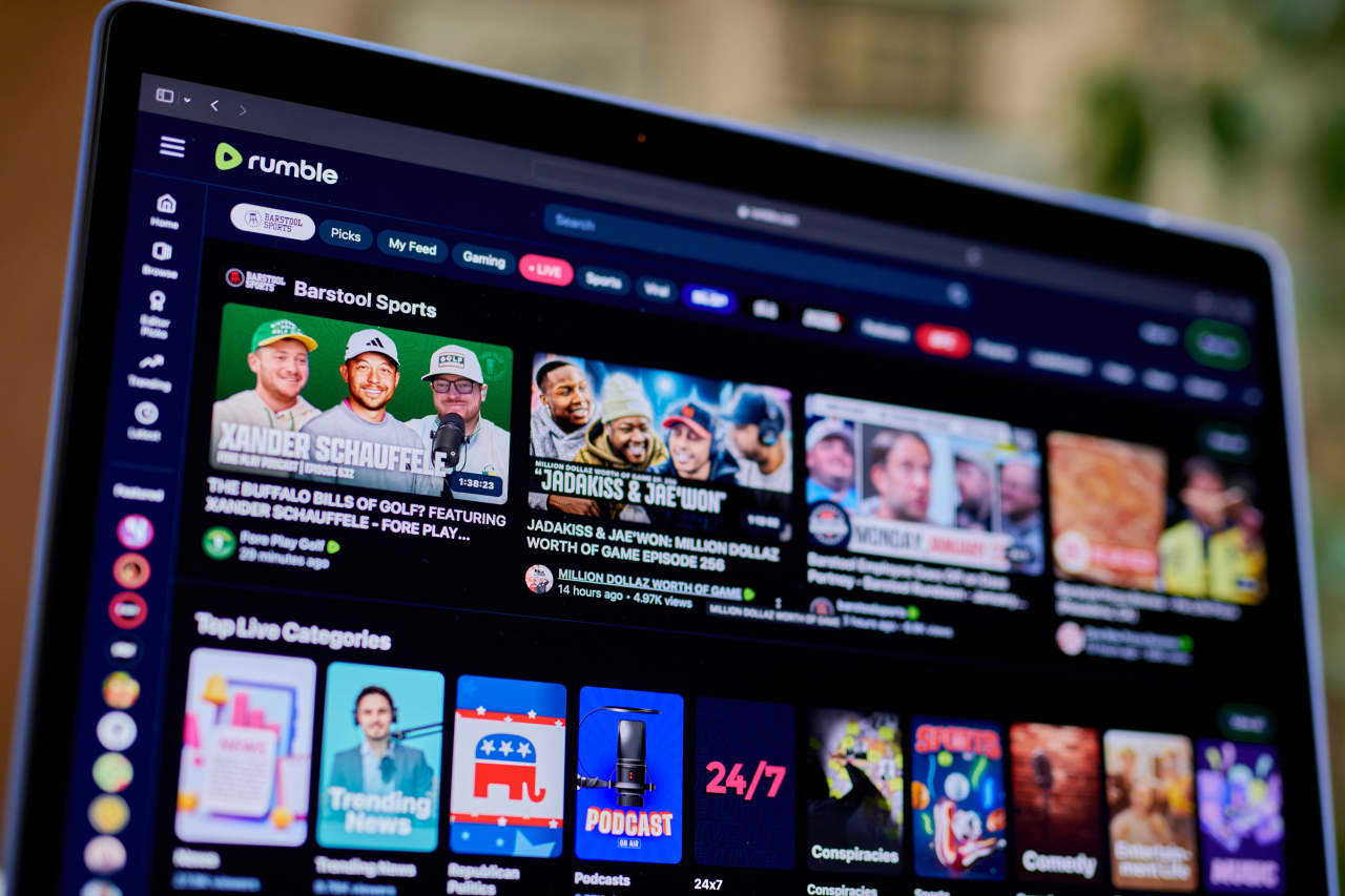 Rumble Stock Jumps. The ‘Free Speech’ Video Platform Gets a New Buy Rating.