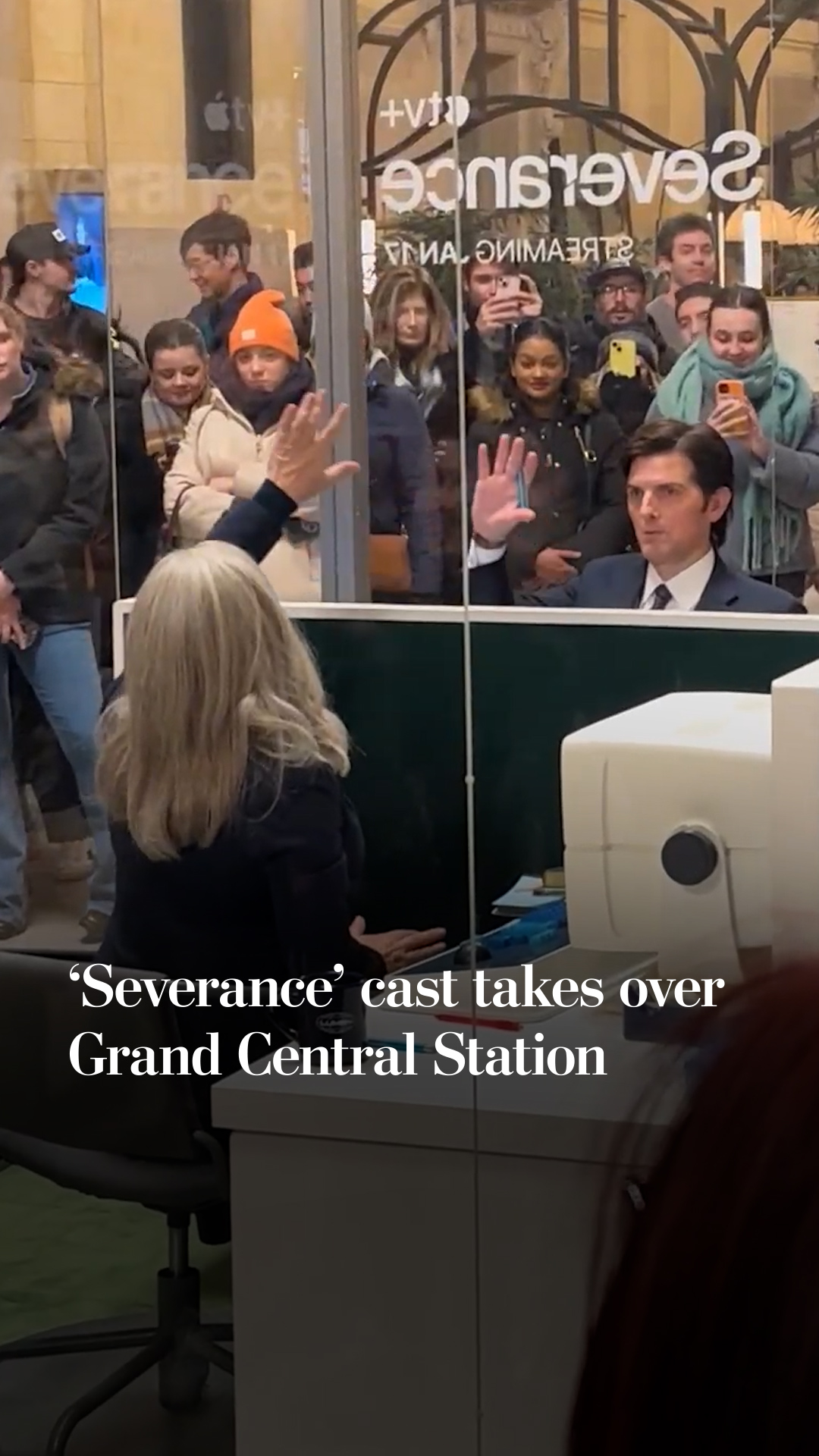 ‘Severance’ cast takes over Grand Central Station