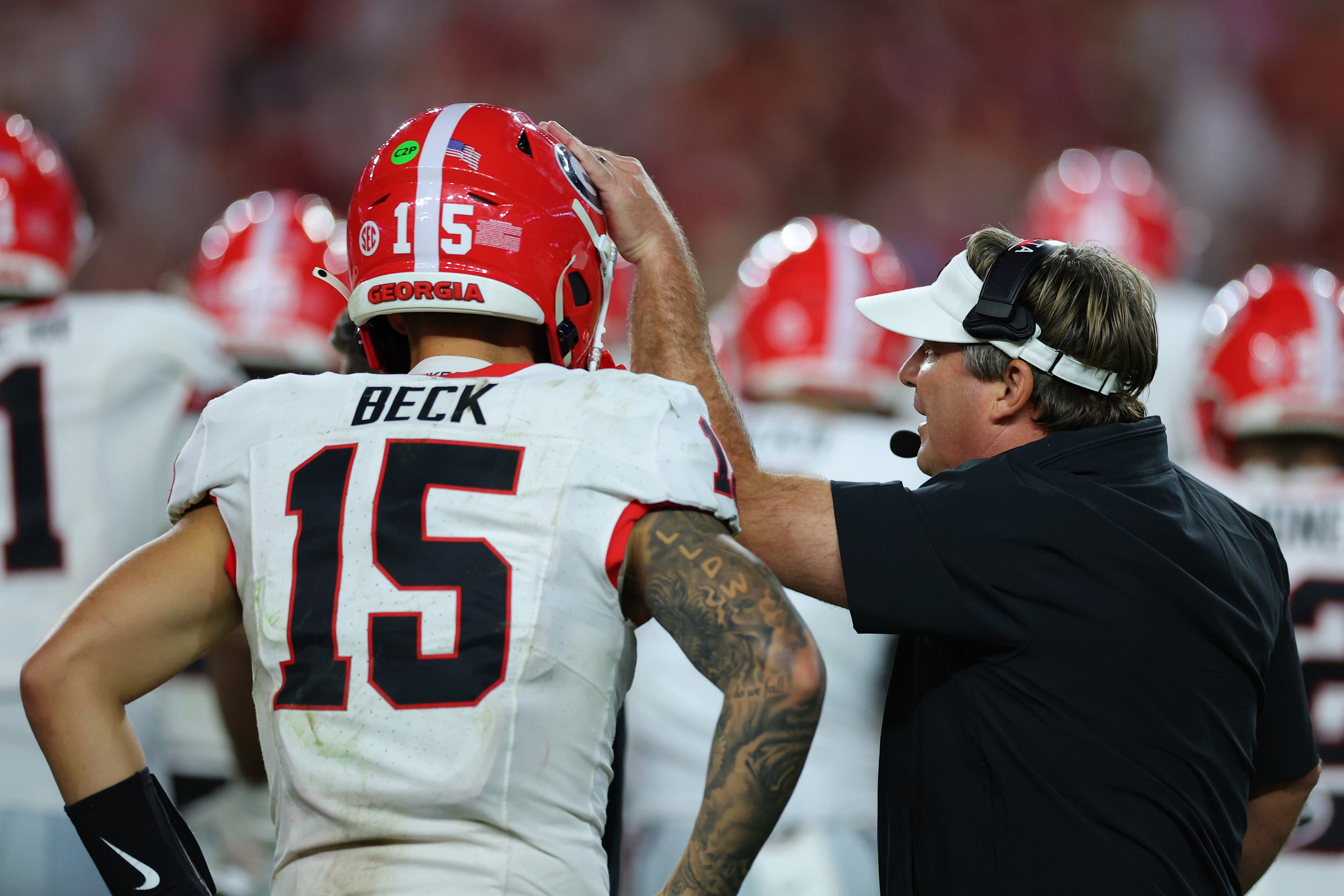 Report: Carson Beck took calls from Georgia, Alabama before transfer to ...