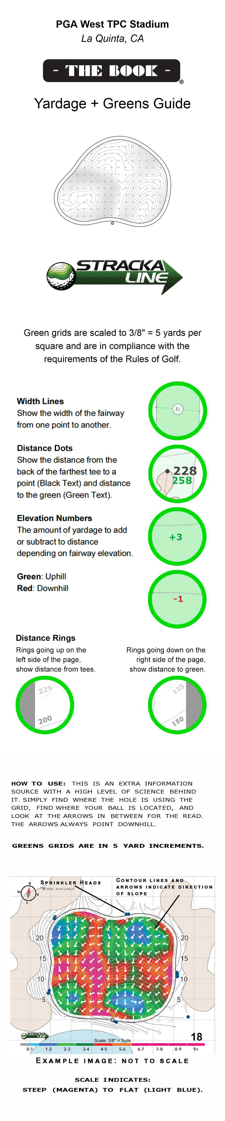 Check the yardage book: PGA West's Pete Dye Stadium Course for the PGA ...