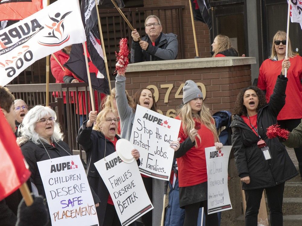 Union protests as Alberta pulls funding for three disability advocacy ...