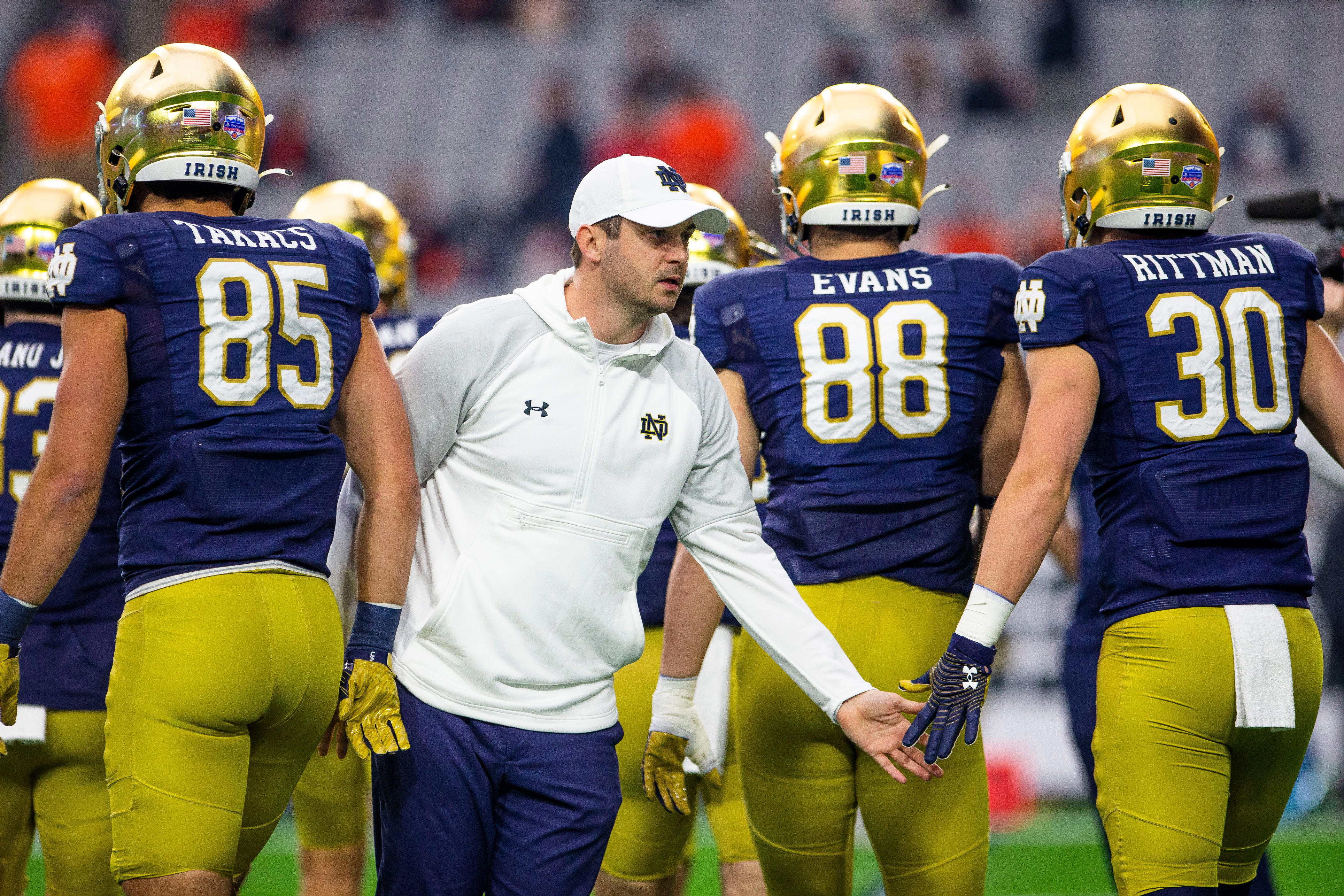 Clark Lea, Gerad Parker recall 'confident' Tommy Rees with 'NFL mindset ...