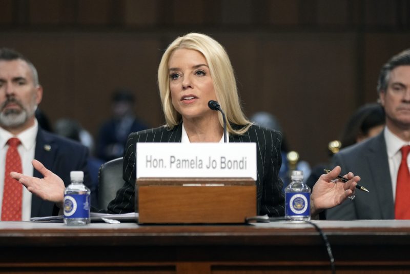 Tampa Bay native Pam Bondi goes through Senate confirmation hearings to ...