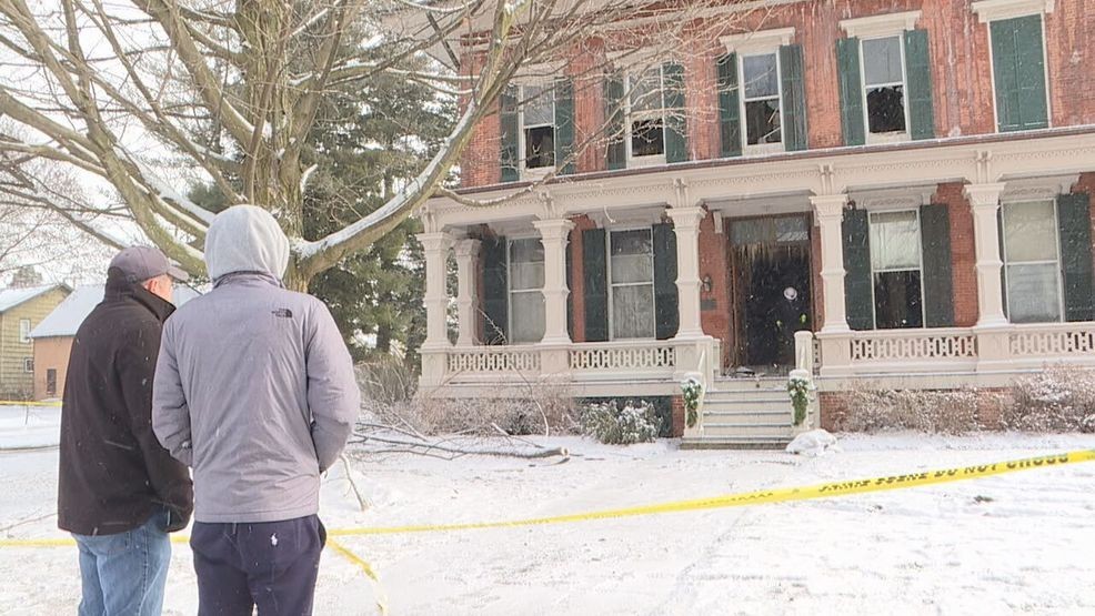 'It's just gone': Brockport residents react to fire at historic Morgan ...