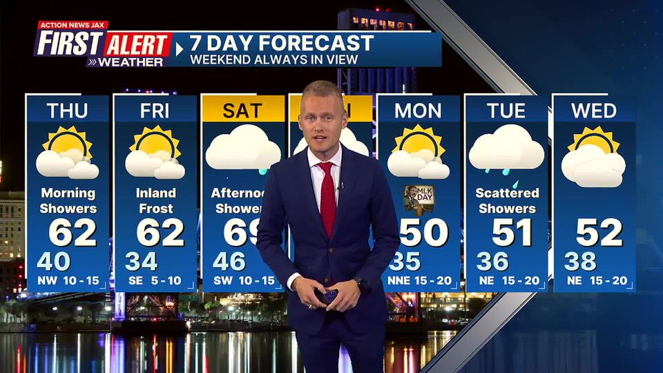 First Alert 7 Day Forecast: January 15, 2025