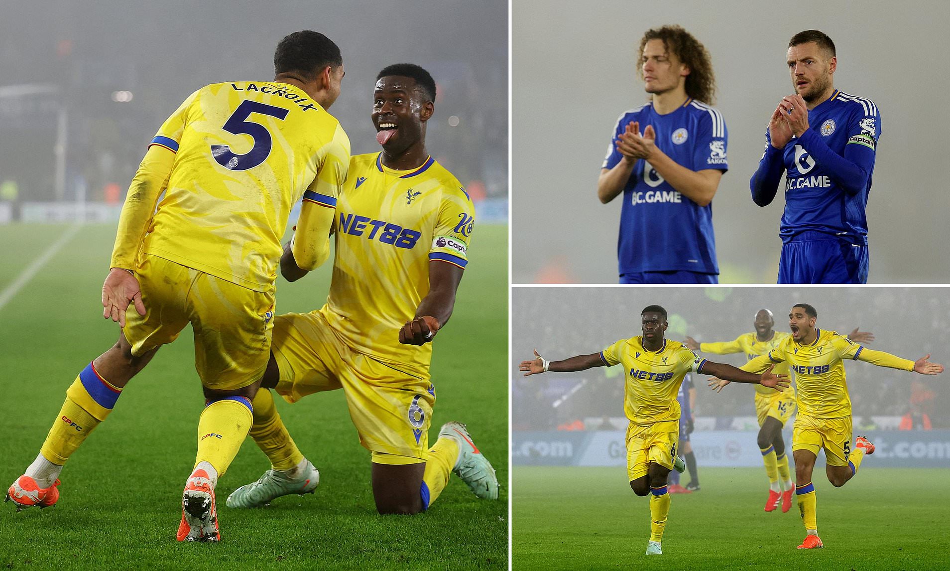 Leicester 0-2 Crystal Palace: Foxes stuck in drop zone after sixth ...