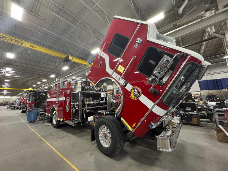 Fire engines built in West Michigan bound for California wildfires