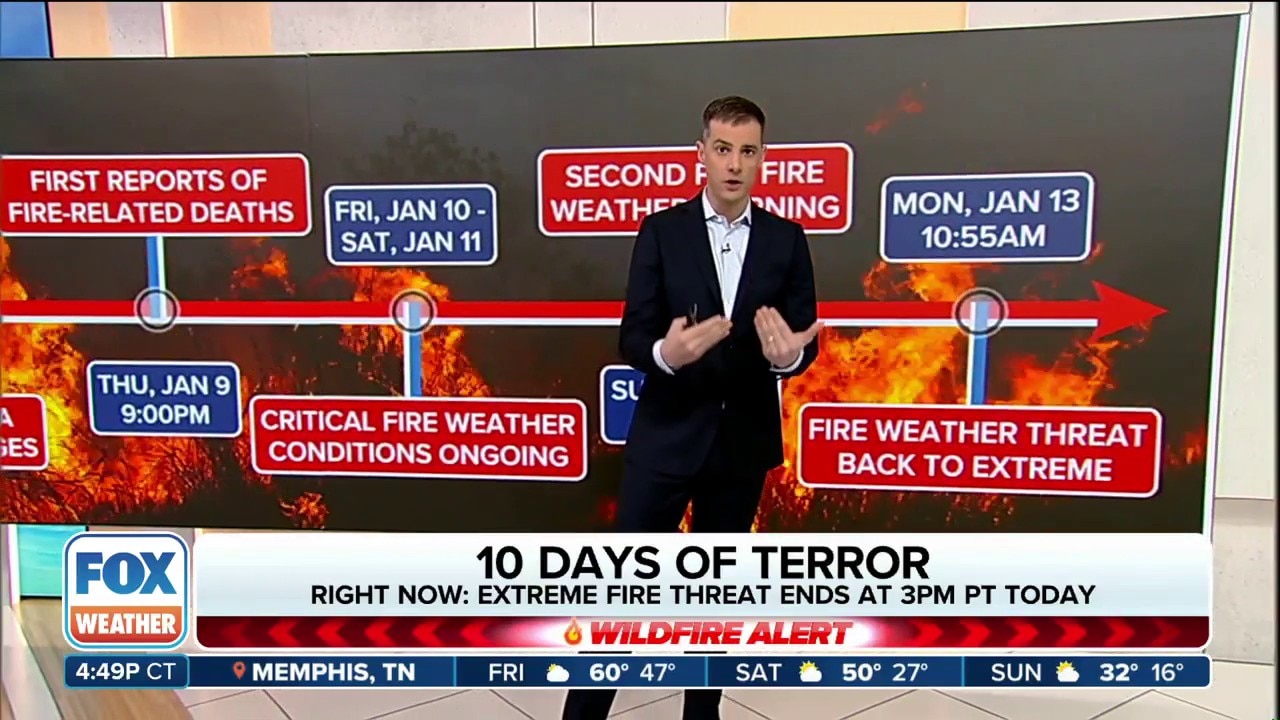 Fox Weather Meteorologist Ian Oliver breaks down the timeline of the ...