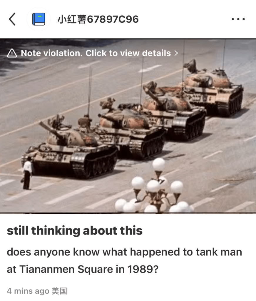 RedNote Blocks Posts on Tiananmen Square, Uyghurs as Migrating TikTok ...