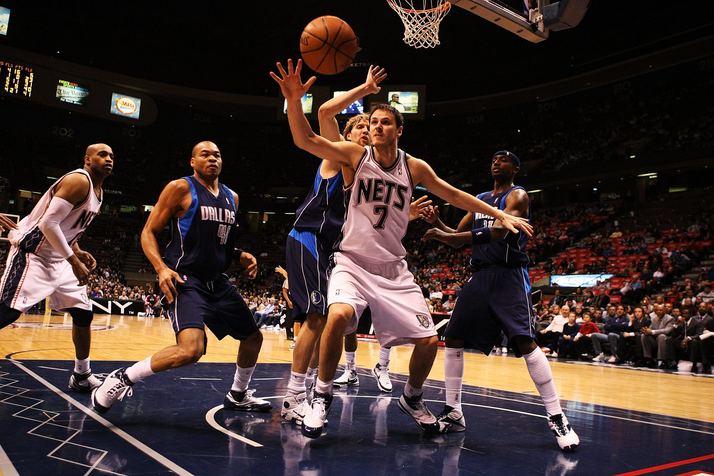 Brooklyn Nets jersey history No. 7 - Bostjan Nachbar (2006-08)