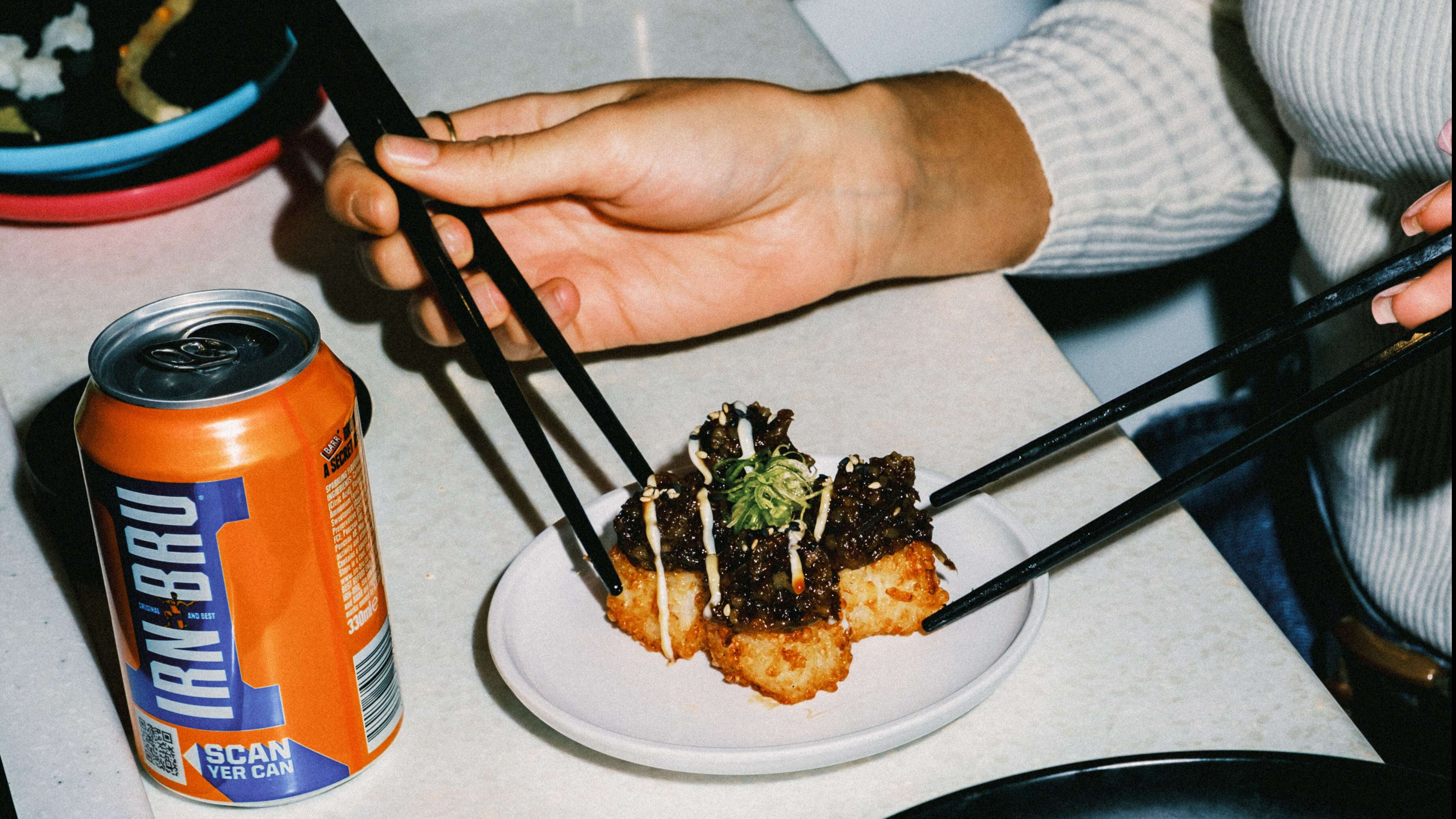 Irn-Bru team up with YO! to offer Glaswegians haggis sushi to re ...