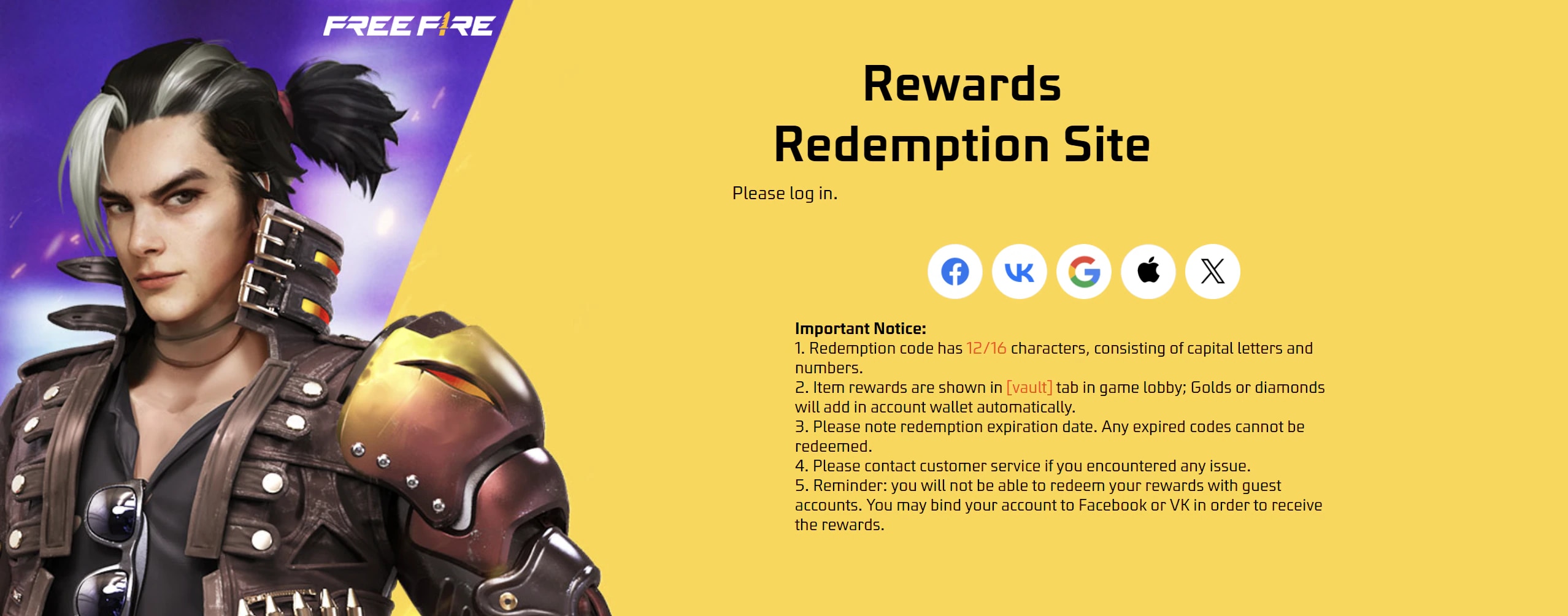 Garena Free Fire MAX Redeem Codes for January 30, 2025 are Here