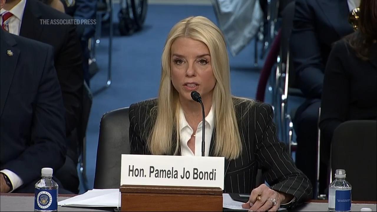Attorney General nominee Pam Bondi vows she won't 'politicize' or ...