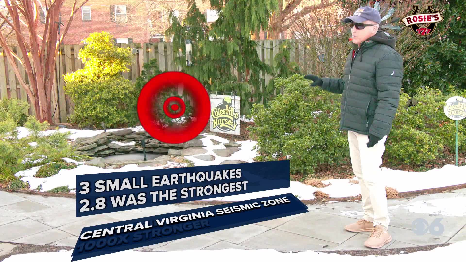 3 small earthquakes shook Central Virginia