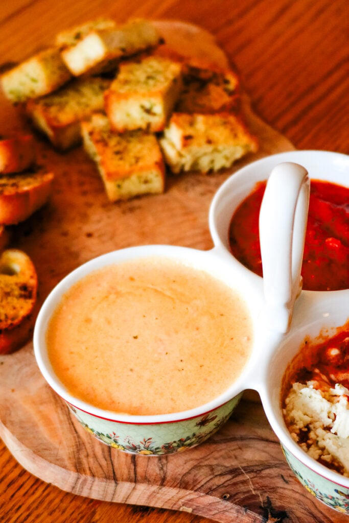 Italian Triple Dipper (Simple Bread Board Idea)