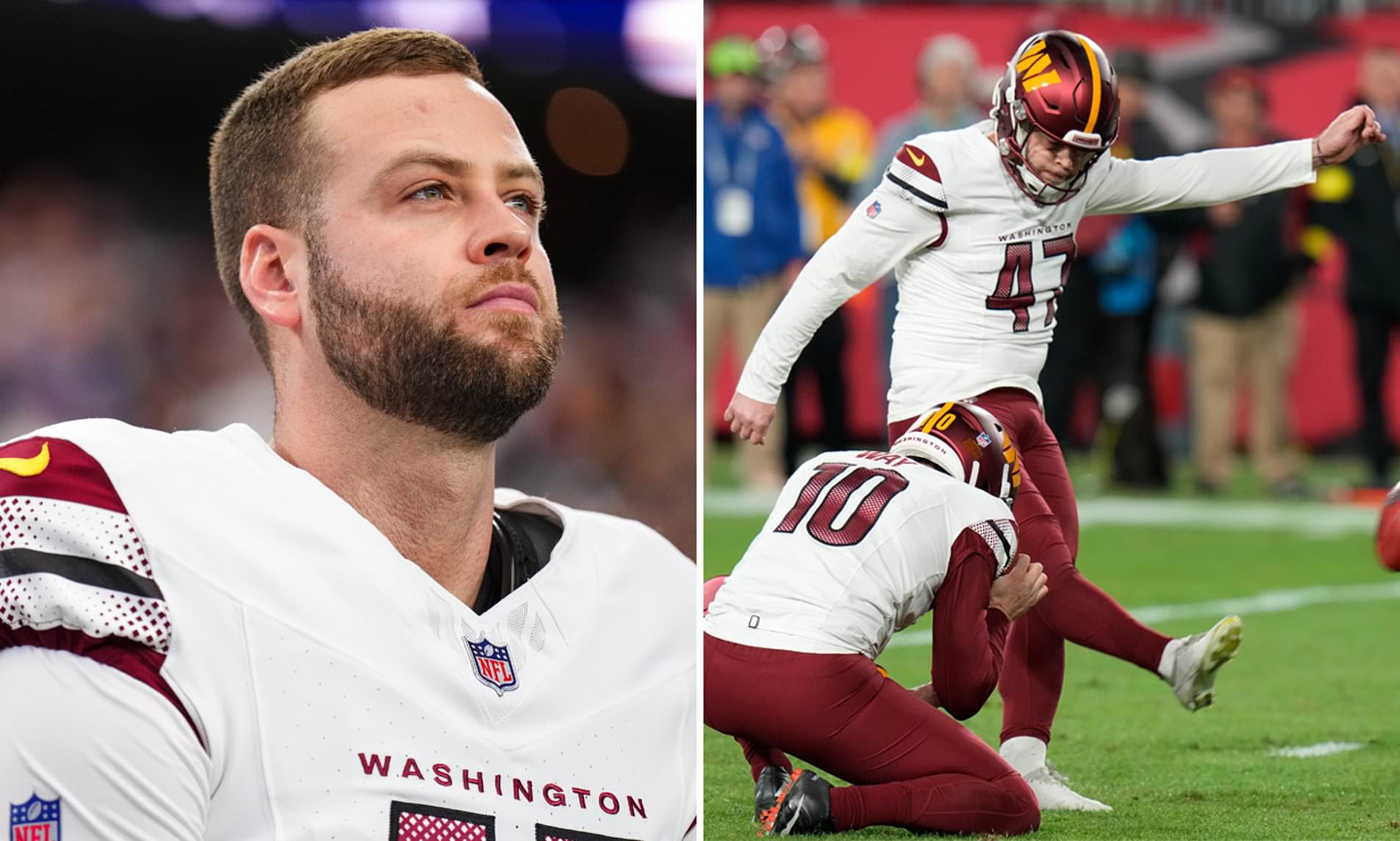 Zane Gonzalez opens up on OCD after going viral during Commanders ...