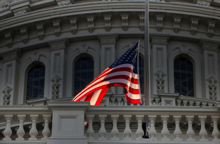 Which states will raise flags for Trump's inauguration?