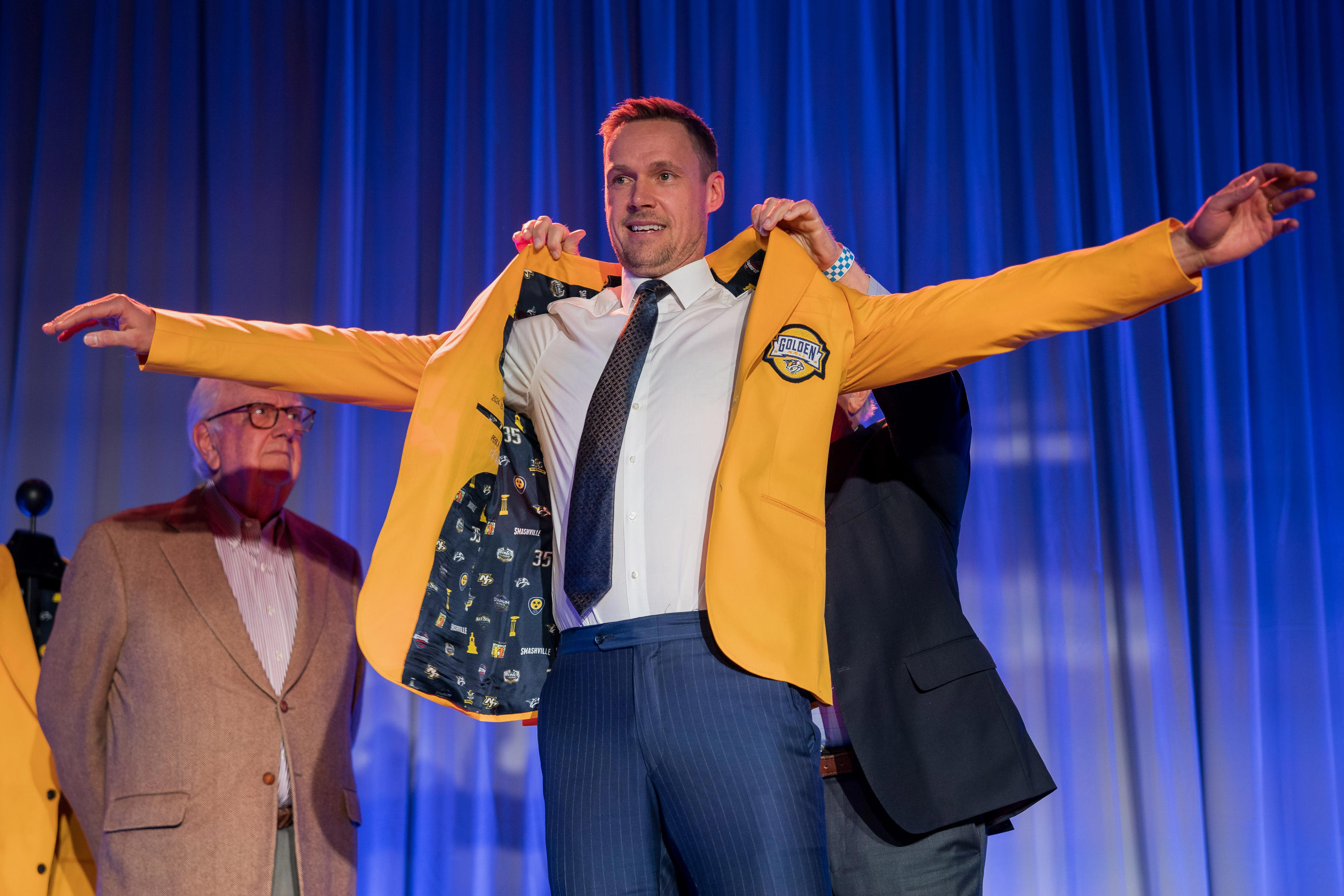 Nashville Predators induct Golden Hall inaugural class: David Poile ...