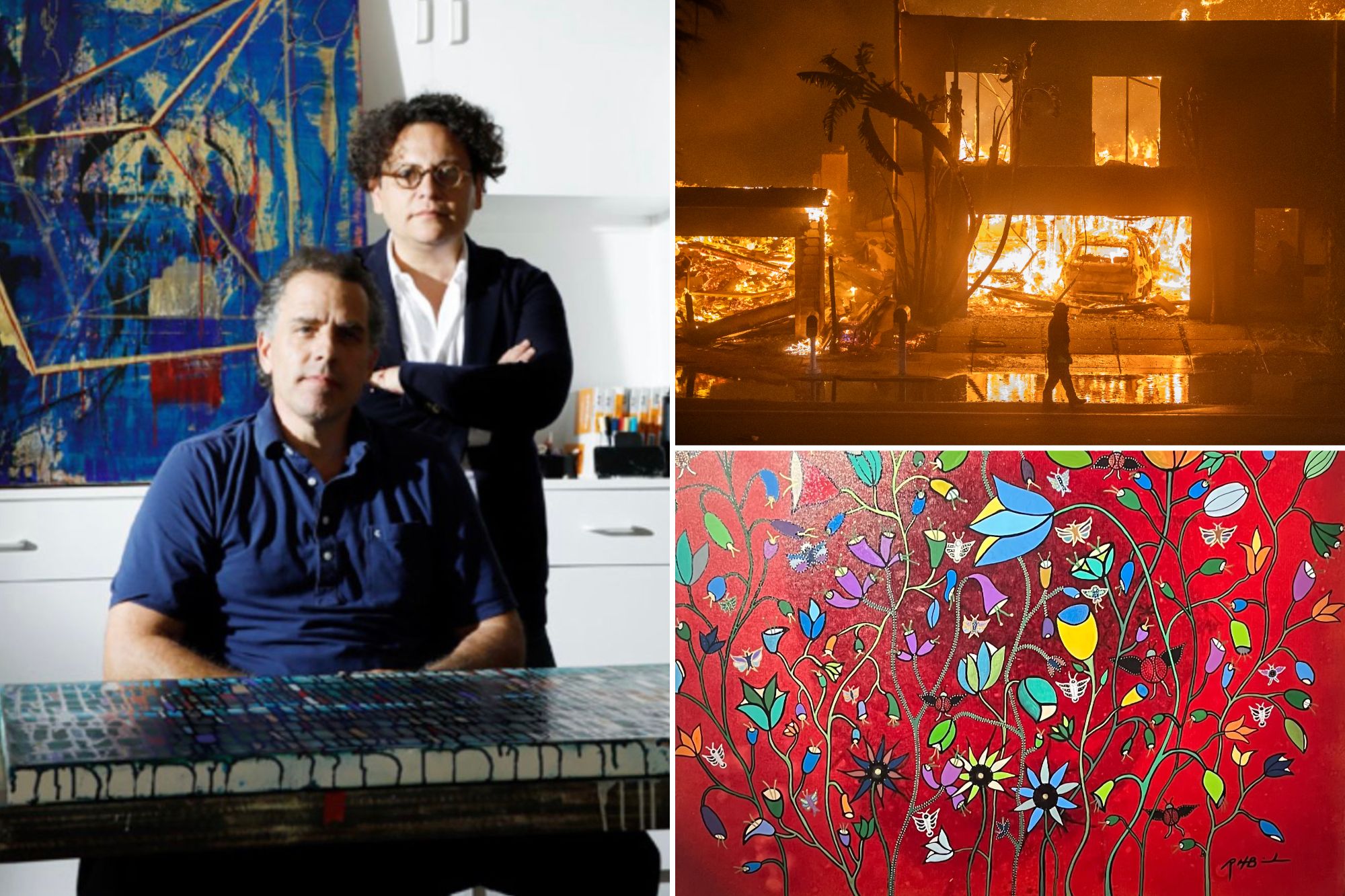 Hunter Biden artworks worth ‘millions of dollars’ destroyed in LA fires ...