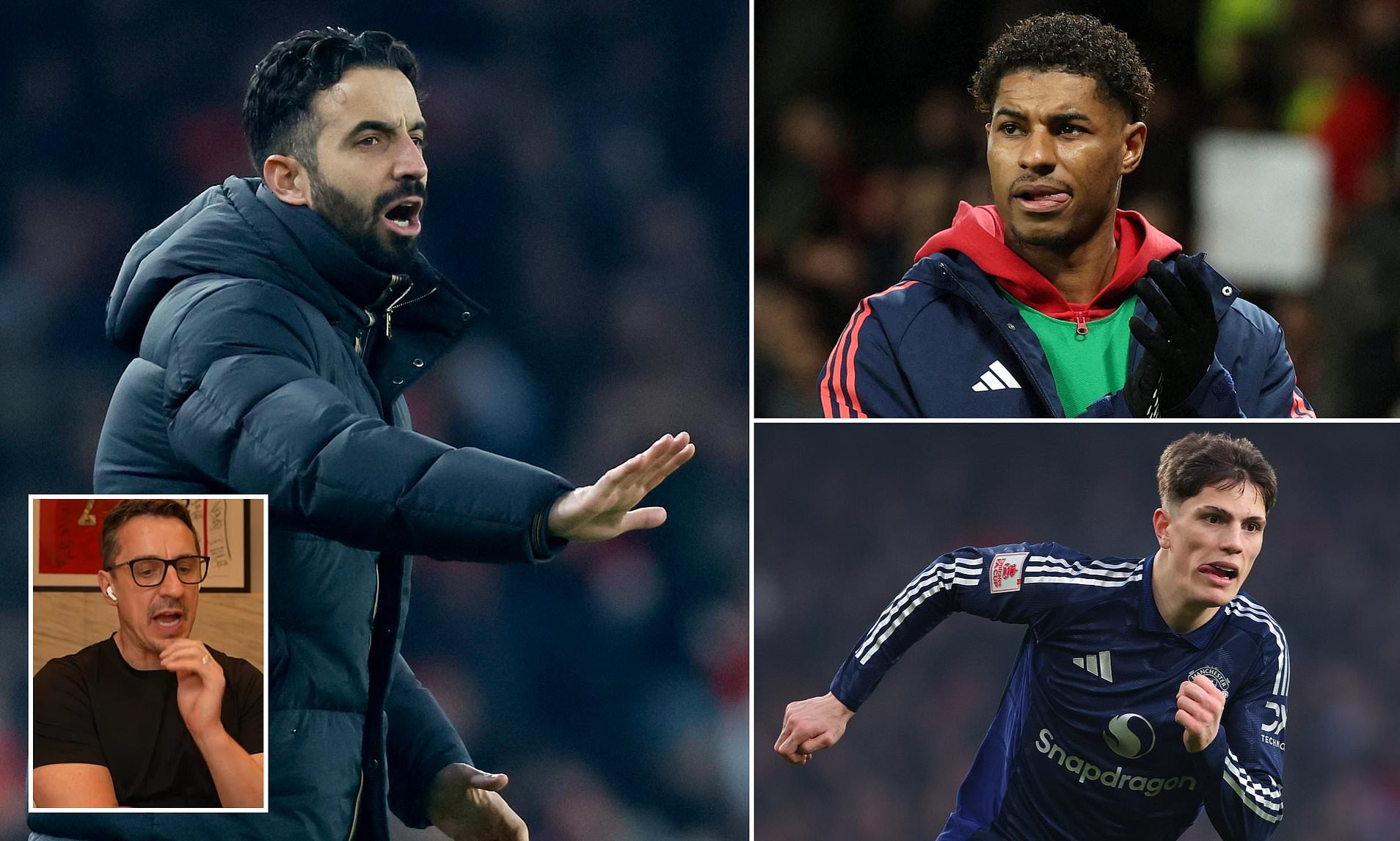 Gary Neville reveals why he believes Marcus Rashford and Alejandro ...