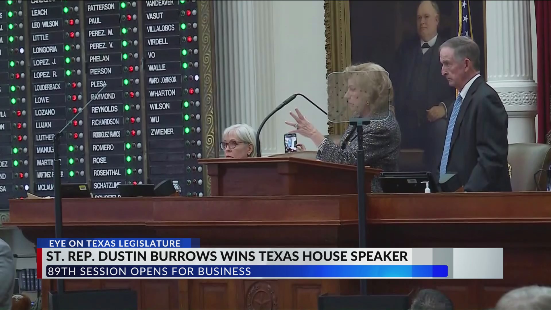 State Rep. Dustin Burrows wins Texas House Speaker