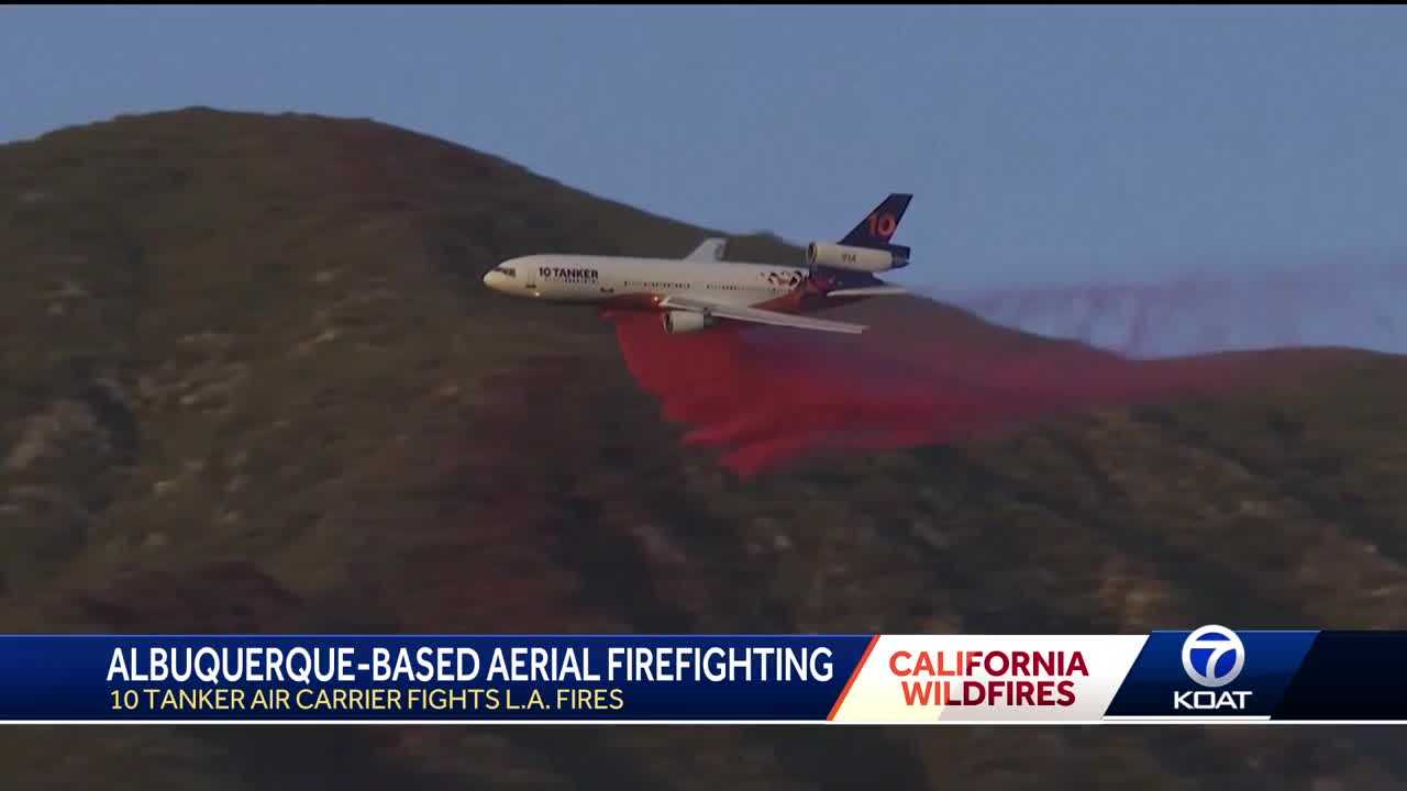 Aircraft from New Mexico helping fight wildfires in Los Angeles
