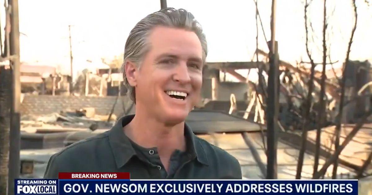 Gavin Newsom Mocked for His 'Awkward' Smile and Dance During Interview ...