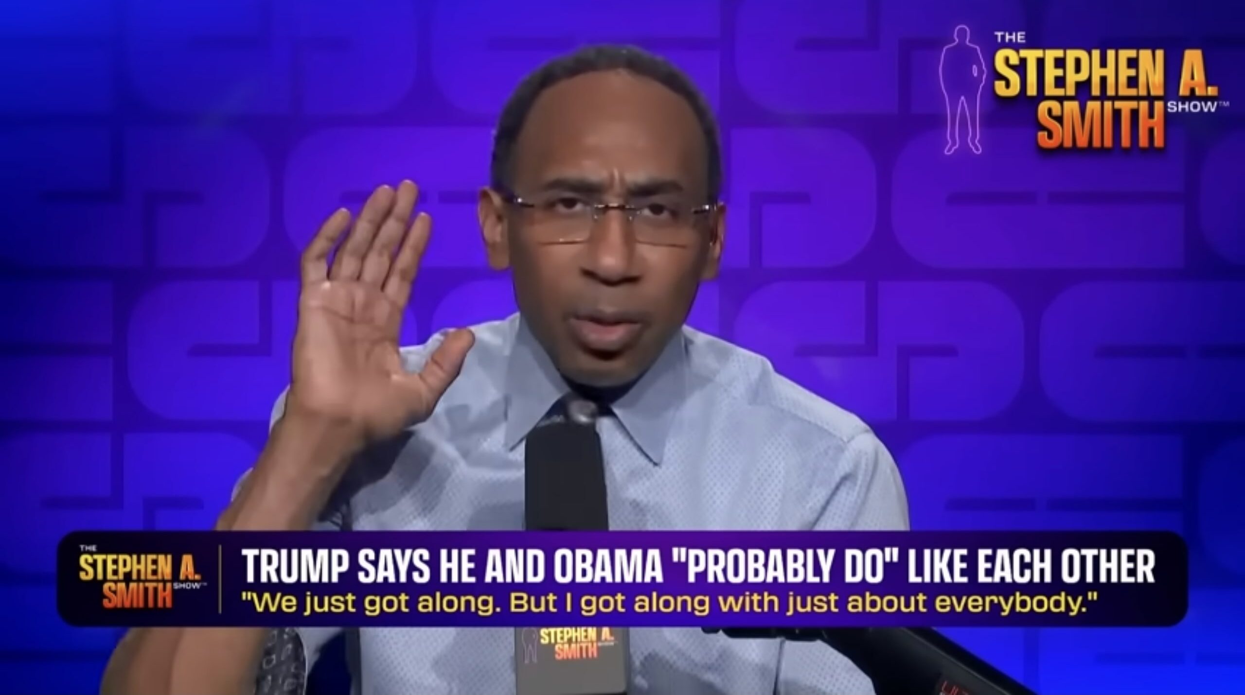 Stephen A. Smith Says Obama’s Friendly Chat With Trump ‘Wasn’t a Good ...