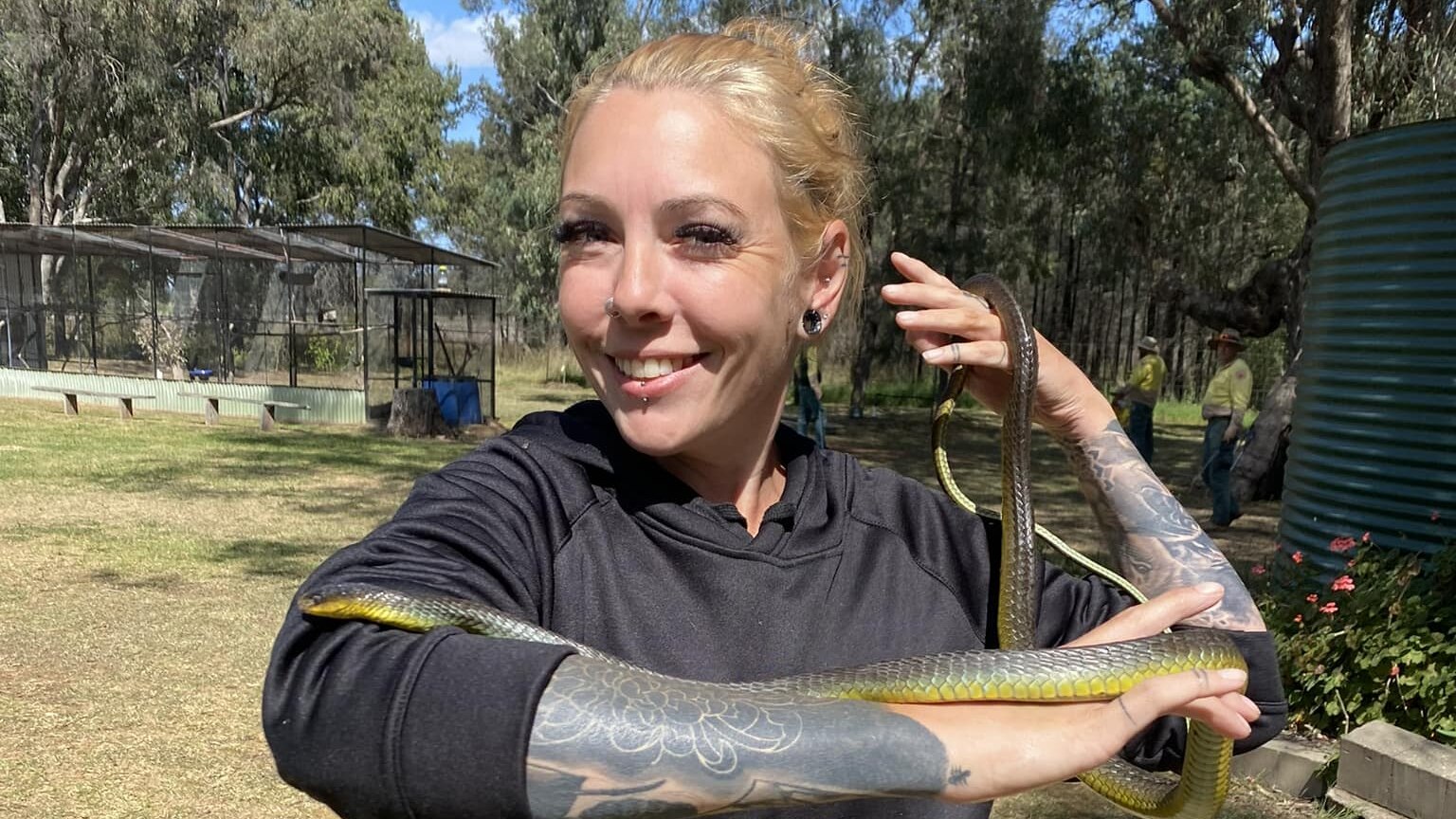 Women snake catchers say humans are often the hard part