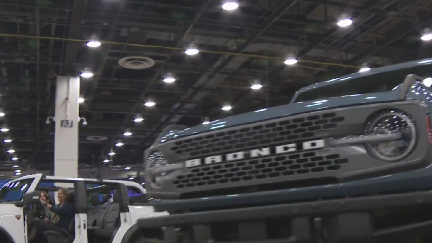 Take a test drive in a Bronco on Ford's "Built Wild Track" at Detroit ...