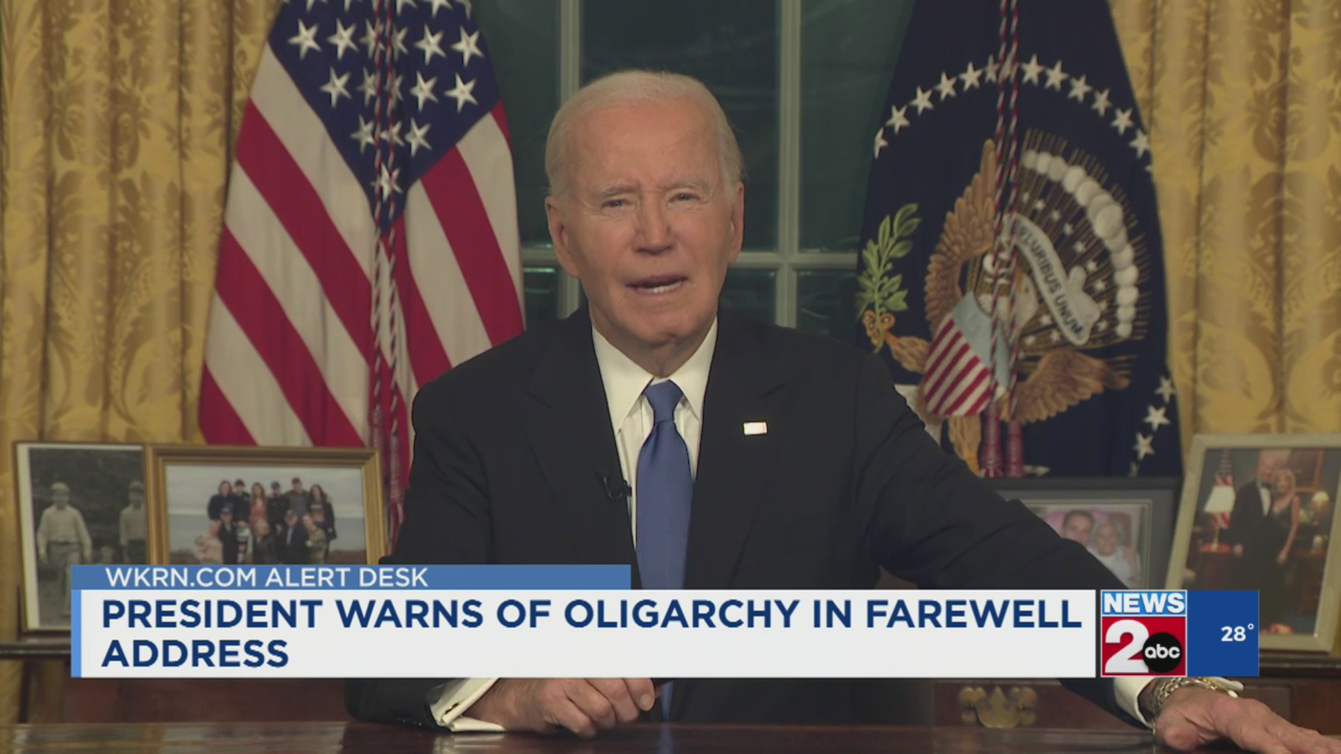 President Biden warns of oligarchy in farewell address President Biden warns of oligarchy in farewell address