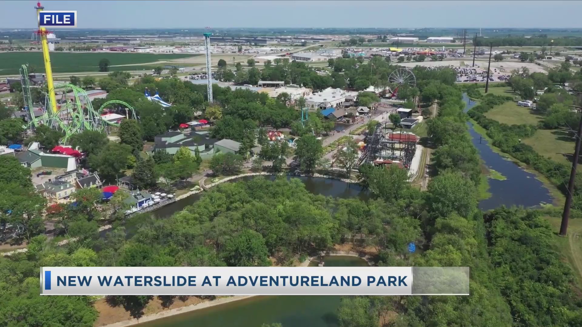 New Waterslide At Adventureland Park