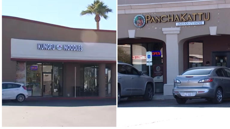 Blenders with food debris, raw food stored above lard at Phoenix area ...